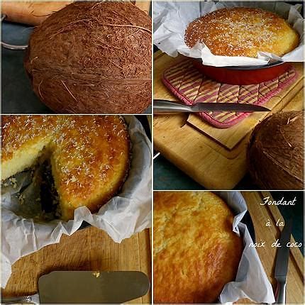 Recette de Fondant à la noix de coco