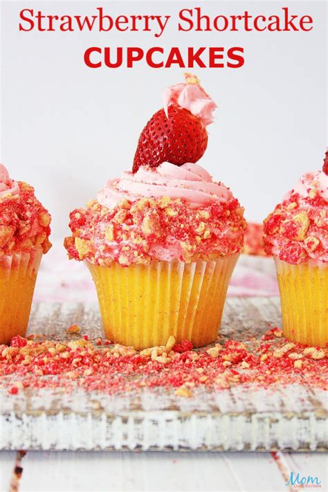 Strawberry Shortcake Cupcakes Recipe Mom Does Reviews