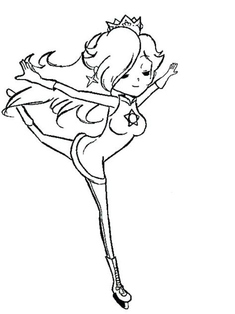 Princess Peach Daisy And Rosalina Coloring Pages At GetColorings