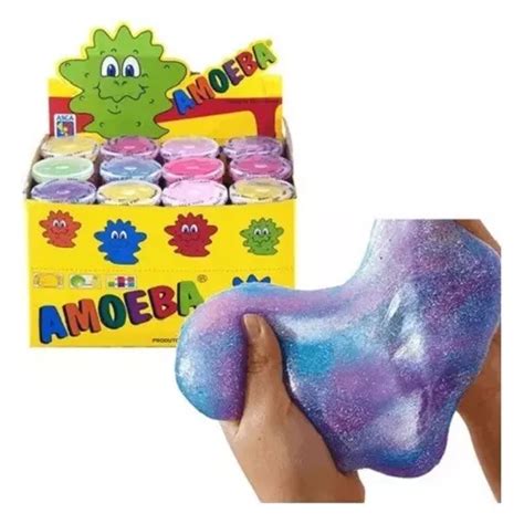 Kit Amoeba Glitter Geleca Slime Geleinha Original G Frete Gr Tis