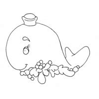 Desenho De G Nio Azul Para Colorir Tudodesenhos