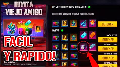 Rapido Reclama Recompensas En Free Fire Como Invitar A Un Viejo Amigo