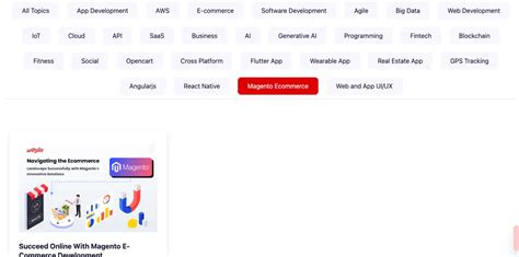 Magento E Commerce Insights Wegile Blog