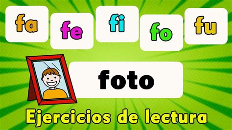 Fa Fe Fi Fo Fu I Palabras Para Leer I Ejercicios De Lectura Youtube