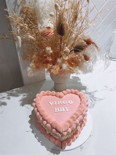 Virgo Season Pink Birthday Cakes Virgo Cake Ideas Birthday Ideas