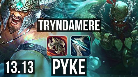 TRYNDA Vs PYKE MID 6 0 3 2 7M Mastery 600 Games Dominating NA