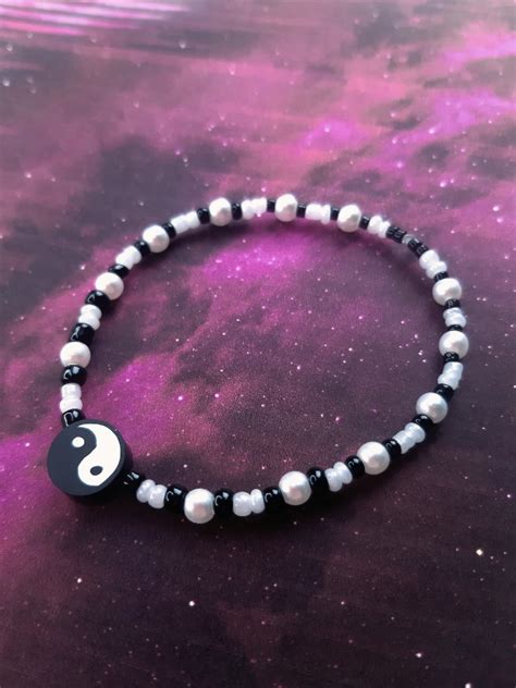 BRANSOLETKA YIN YANG WHITE HANDMADE Gzy Kup Teraz Na Allegro Lokalnie