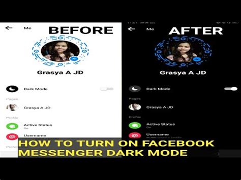 Messenger Dark Mode Tutorial Easy Step Tutorial Grasya A Jd