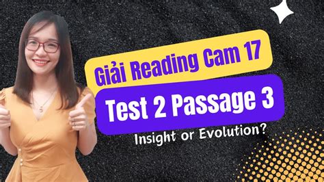 Giải IELTS Reading Cambridge 17 Test 2 Passage 3 Insight or evolution