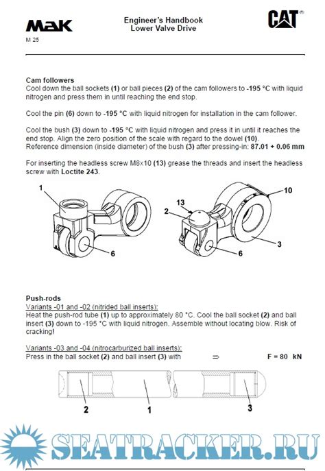 MaK M20 M25 M32 M43 Engineers Handbook Caterpillar Motoren 201