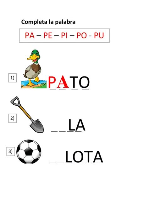 Lectoescritura Letra P Profe Social