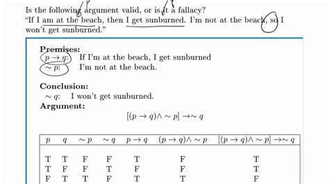 logic example valid and invalid arguments 2 youtube