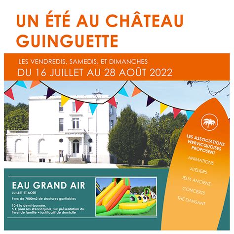 Un été au château Guinguette Ville de Wervicq sud