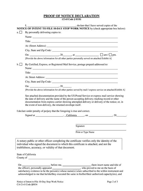 Notice Intent Fill Online Printable Fillable Blank PdfFiller