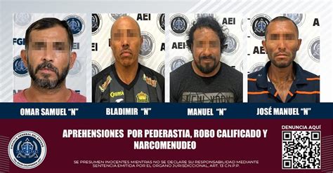 Cumplimenta AEI órdenes de aprehensión por pederastia robo y