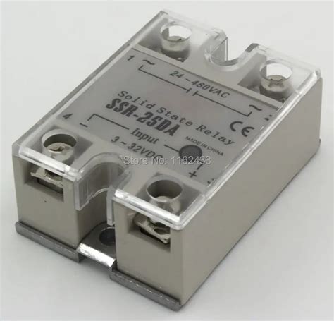 SSR 25DA Single Phase DC To AC 25A 480V SSR 25DA Solid State Relay SSR