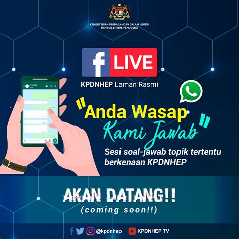 KPDNHEP On Twitter Tunggu KPDNHEP FBLive