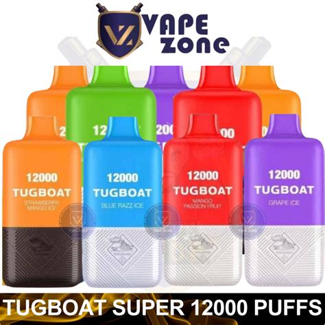 TUGBOAT SUPER 12000 PUFFS DISPOSABLE IN UAE Vape Zone UAE