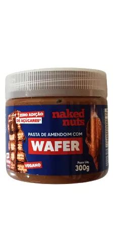Pasta De Amendoim Wafer De Chocolate G Naked Nuts Mercadolivre