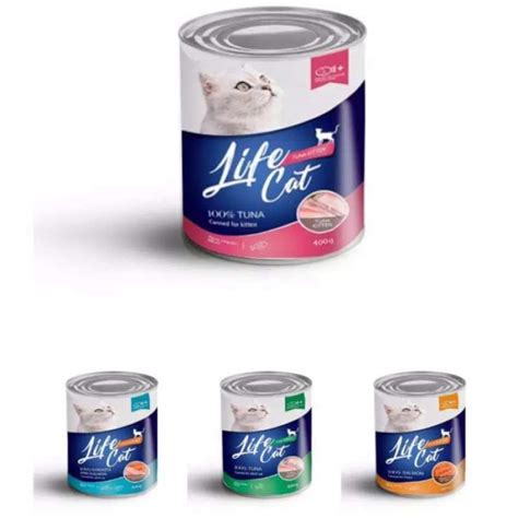 Jual Makanan Kucing Wet Food Kaleng Kornet Life Cat 400 Gram Non