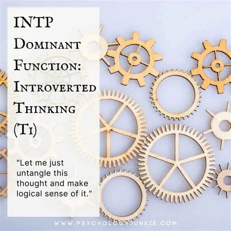 The INTP Cognitive Function Stack Psychology Junkie