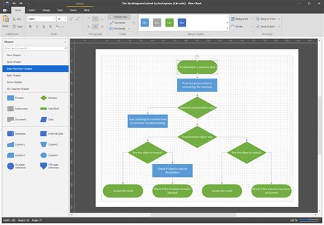 winforms flowchart diagram syncfusion