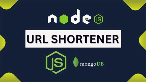 building a url shortener project with node js backend
