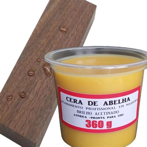 Cera de carnaúba para madeira marcenaria artesanato atóxica pronta para