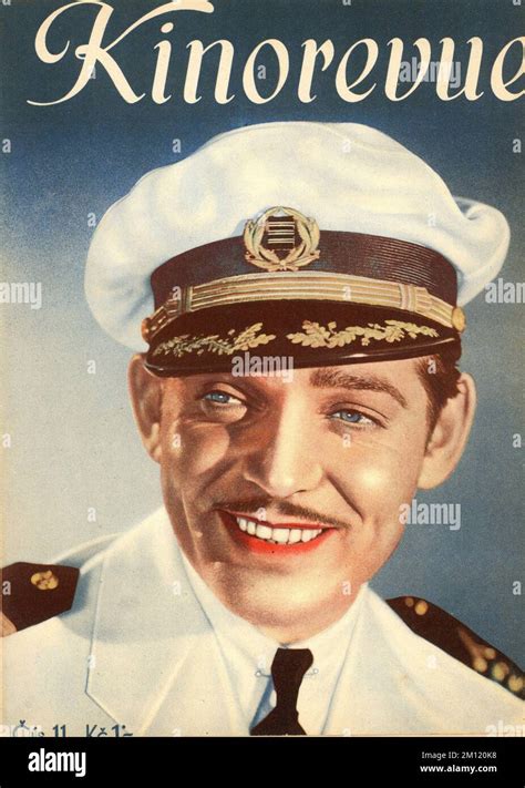 CLARK GABLE In CHINA SEAS 1935 On Front Cover Of Czechoslovakian