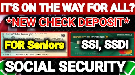It S On The Way New Social Security Checks Are Going To Be Deposited