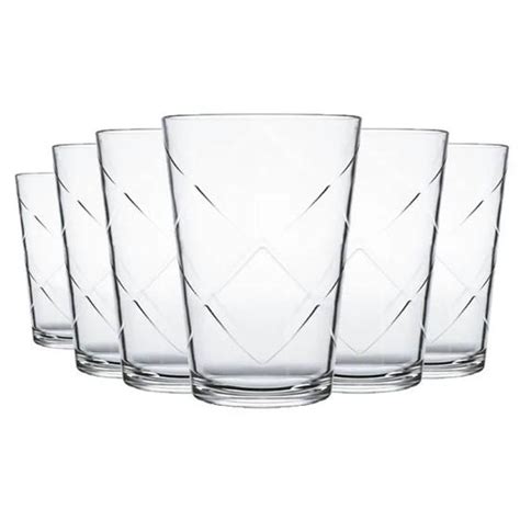 Conjunto 6 Copos 265ml Duralex Maracatu Nadir Em Vidro Incolor Nadir