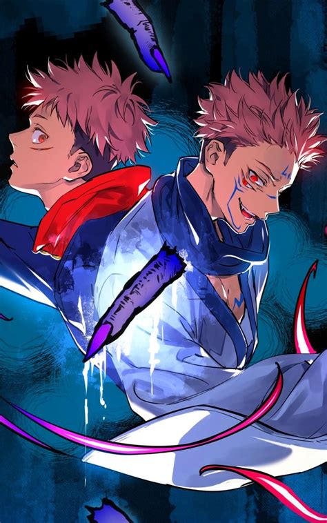 Anime Jujutsu Kaisen Yuji Itadori Sukuna Jujutsu Kaisen 800x1280