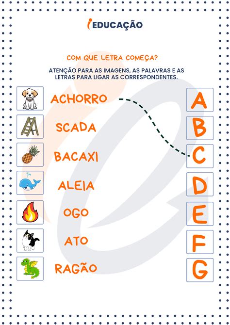 Atividades Alfabeto Para Educa O Infantil