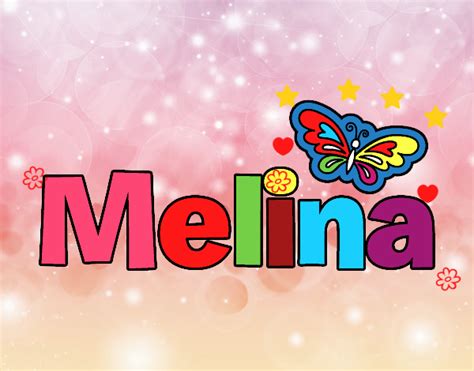 Dibujo De Melina Pintado Por En Dibujos Net El D A A Las