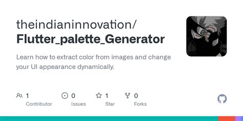 Github Theindianinnovation Flutter Palette Generator Learn How To