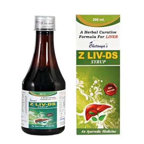 200ml Chetanyas Z Liv DS Ayurvedic Syrup For Clinical Grade Standard