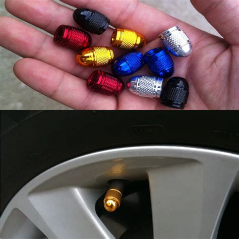 Car Tire Caps Necessary Pcs Set Car Styling Zinc Alloy Car Tire
