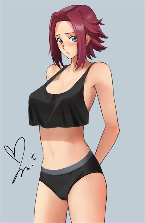 Kouzuki Kallen Code Geass Drawn By Yoo Tenchi Danbooru