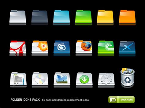 Folder Icons Pack By Deleket On DeviantArt
