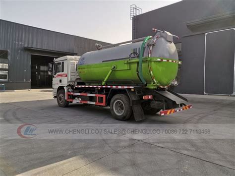 Shacman L3000 10 Tons Sewage Truck Chengli Special Automobile Co Ltd