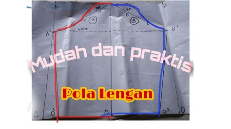 Cara Membuat Pola Lengan Dengan Mudah Dan Praktis YouTube