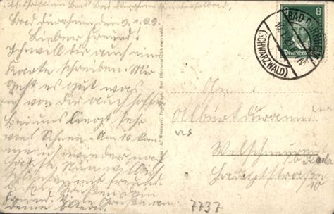 Ansichtskarte Postkarte Bad D Rrheim Im Schwarzwald Akpool De