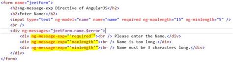 introduction to angularjs ngmessage directive day twenty two