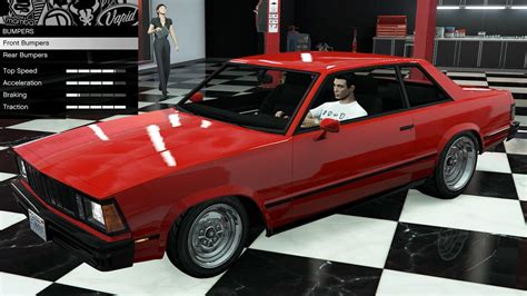 GTA 5 DLC Vehicle Customization Declasse Tulip M 100 Chevy Malibu