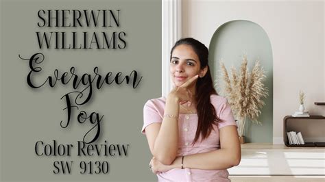 Sherwin Williams Evergreen Fog SW 9130 Color Review YouTube