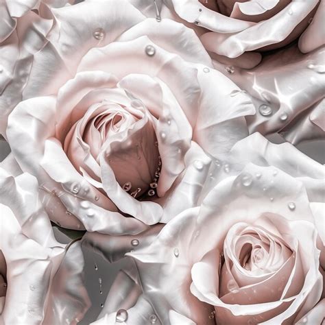 Un Primer Plano De Rosas Rosadas Con Gotas De Agua Sobre Ellas Foto
