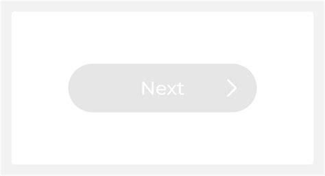 Inactive Next Move Button Ui Element Template Editable Isolated Vector