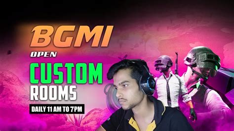Bgmi Live Custom Rooms Coustom Room Only Youtube