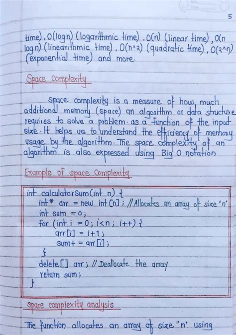 Complete Data Structure Algorithm Notes Using C Handwritten Notes