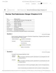 Review Test Submission Burger Chapters 9 10 21FA PSYC Pdf 4 22
